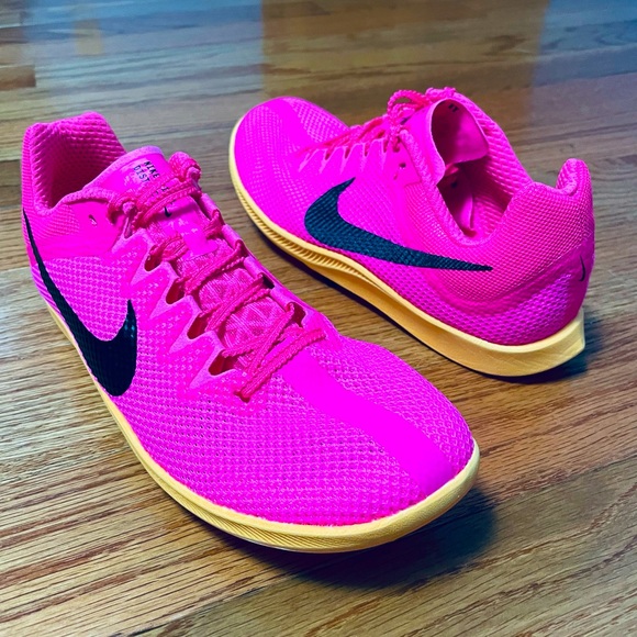 Nike | Shoes | Nike Track Shoes Rival Distance Hyper Pink Running ...